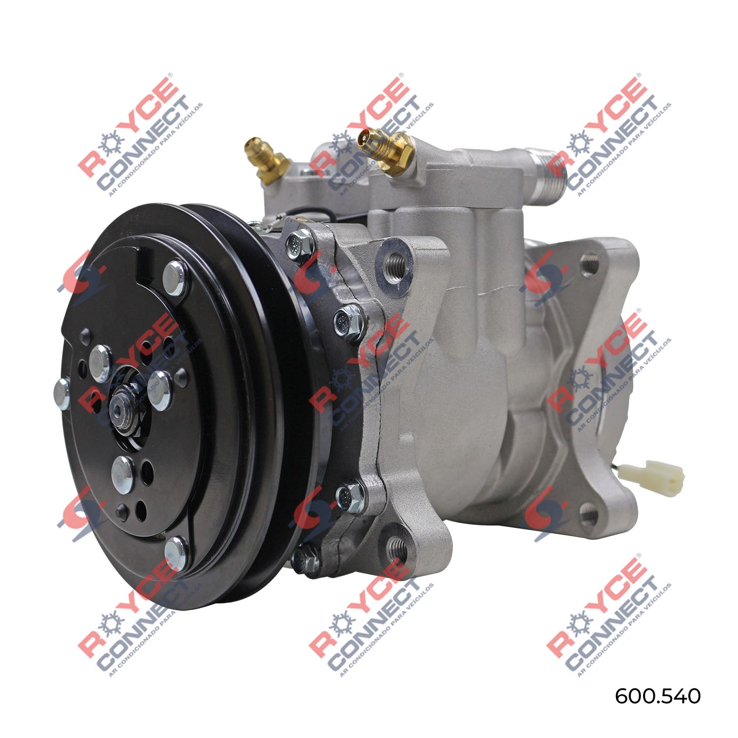 Compressor Modelo 6P148/ 5H14 Universal com Conector - 12 Volts Polia ...