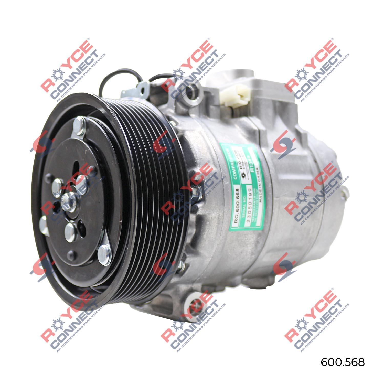 Compressor AA Modelo Denso 7SBU16C Caminhão Mercedes Benz Axor - 24 ...
