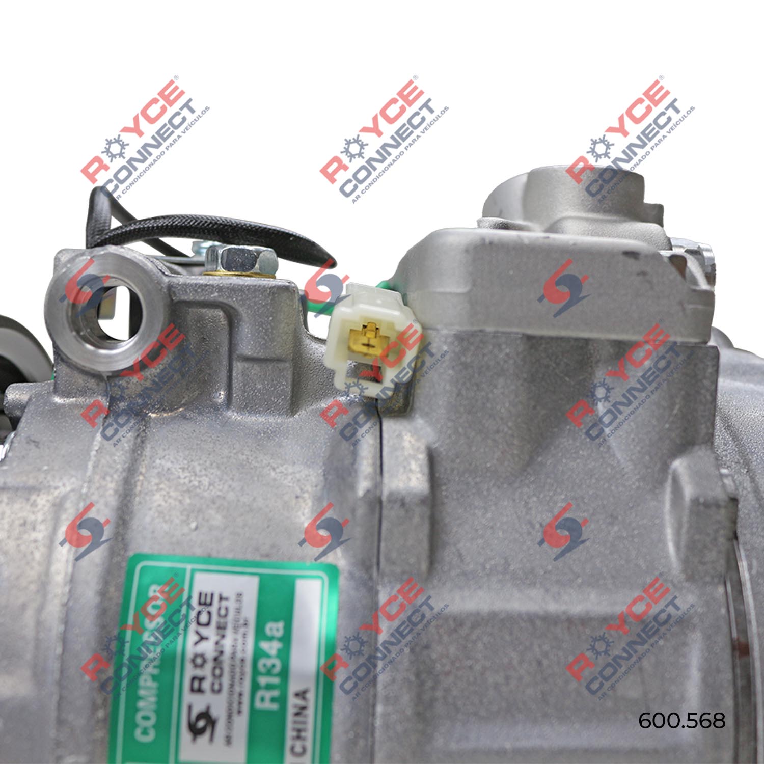 Compressor AA Modelo Denso 7SBU16C Caminhão Mercedes Benz Axor - 24 ...