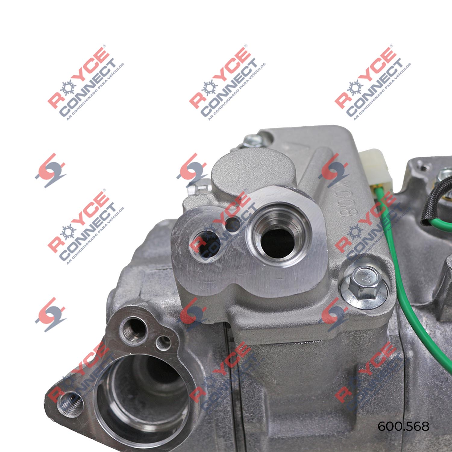Compressor AA Modelo Denso 7SBU16C Caminhão Mercedes Benz Axor - 24 ...
