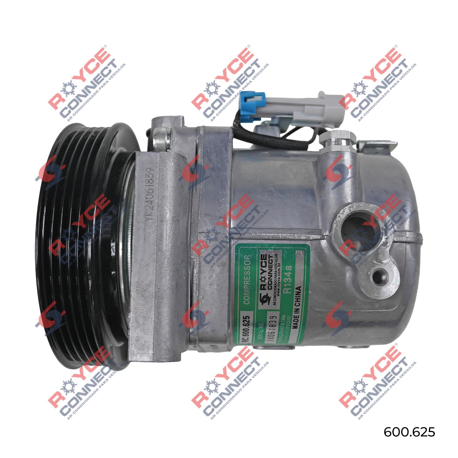 Compressor Modelo AA Calsonic Fiat Palio/Uno Fire 2006>/ Novo Uno 2011 Até 2014 - 12 Volts Polia ...