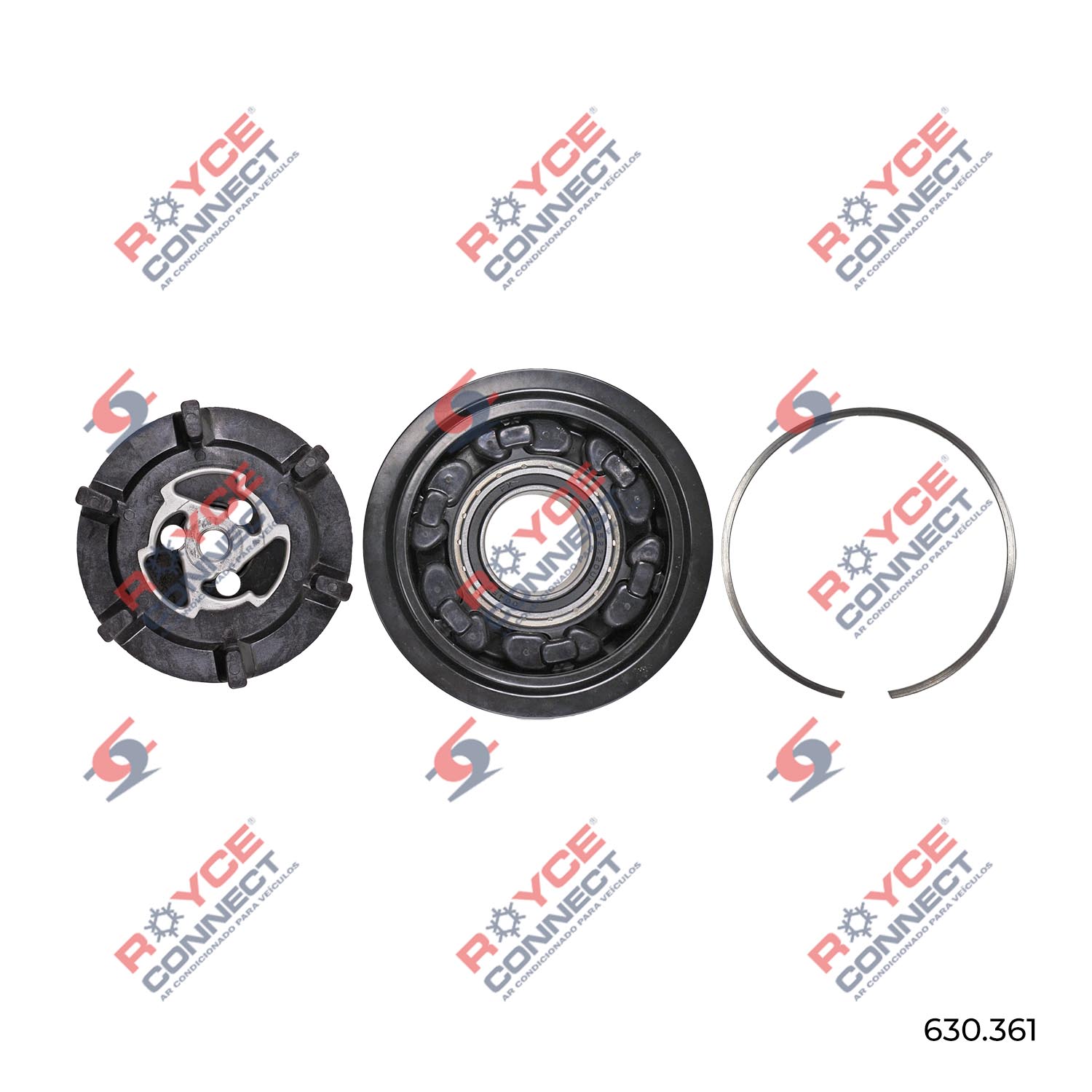 Conjunto de Embreagem do Compressor Denso 6SEU12C ND2 6QO820803D ...