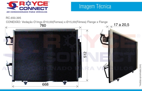 Condensador Mitsubishi Pajero Full 2006> Fluxo Paralelo OEM: 7812A156 ...