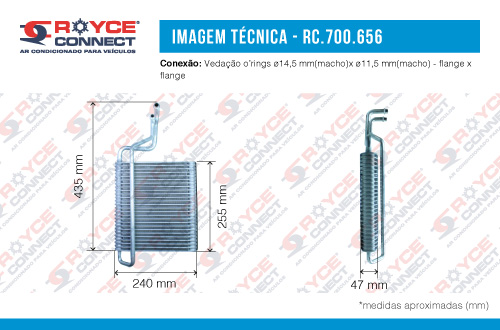 Evaporador Caminhão Mercedes Benz Axor 1933/ 2040/ 2644/ 2533/ Atego ...