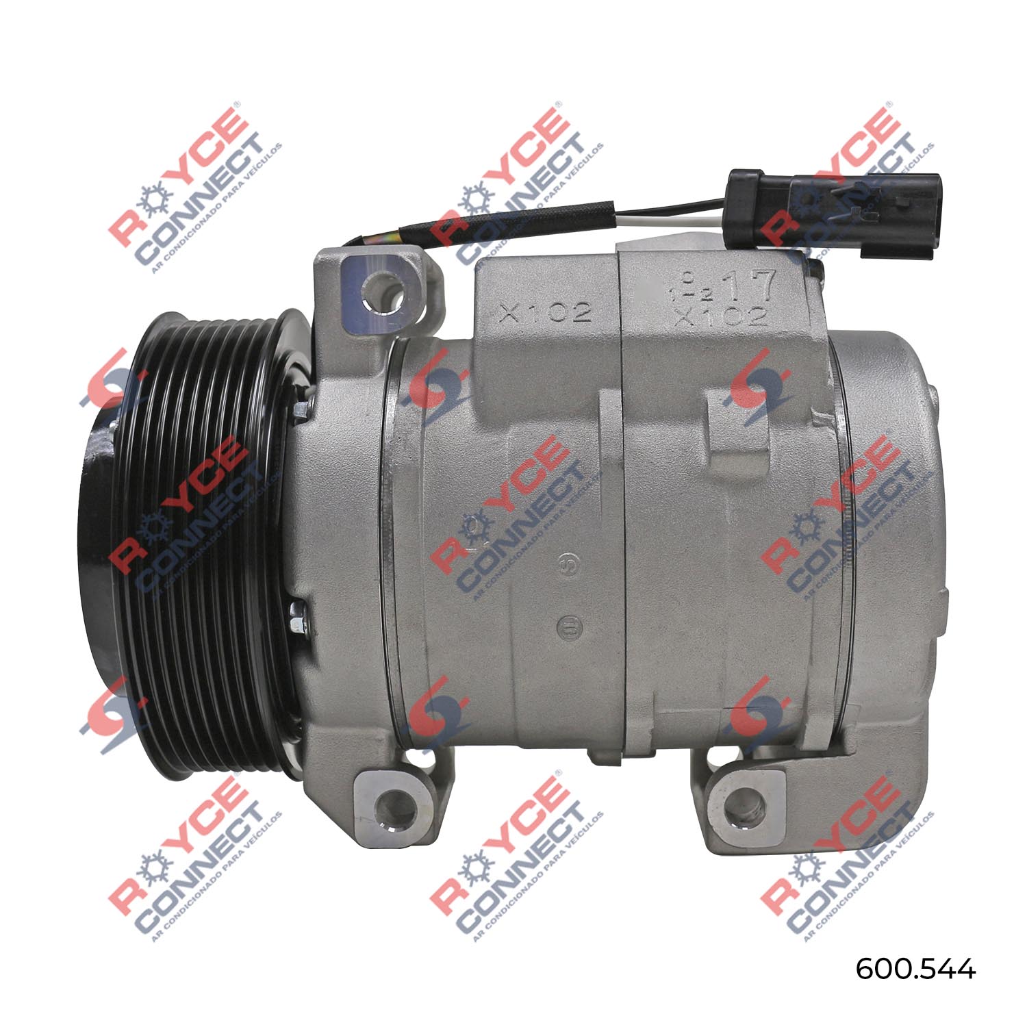 Compressor Modelo Denso 10S17C Dodge Ram 2500 Motor 6.7 2012> -12 Volts ...